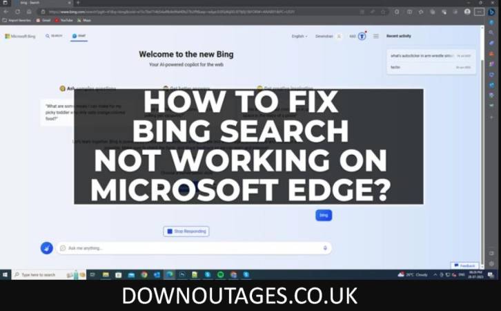 Bing Down or Service Outage? Check Current outages and problems ...